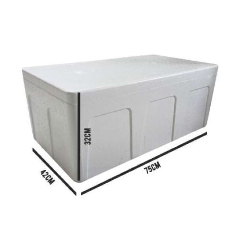 Jual Sterofoam Box Multifungsi Uk. 75x42x32cm / Styrofoam Dry Ice Box ...