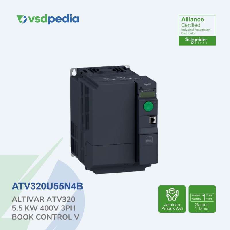 Promo Schneider Altivar Atv320 Variable Speed Drive 5.5 Kw 3p Book ...