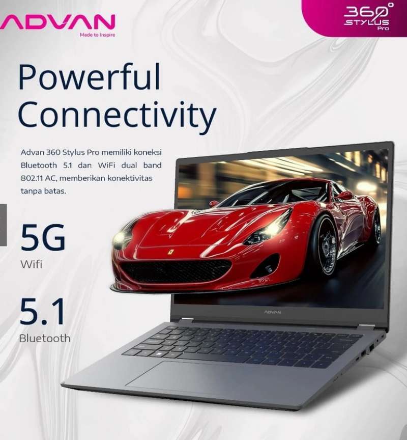 Jual Advan 360 Pro Stylus Amd Ryzen 5 7430u [ 8gb Ddr4 (upgrade)/512gb ...