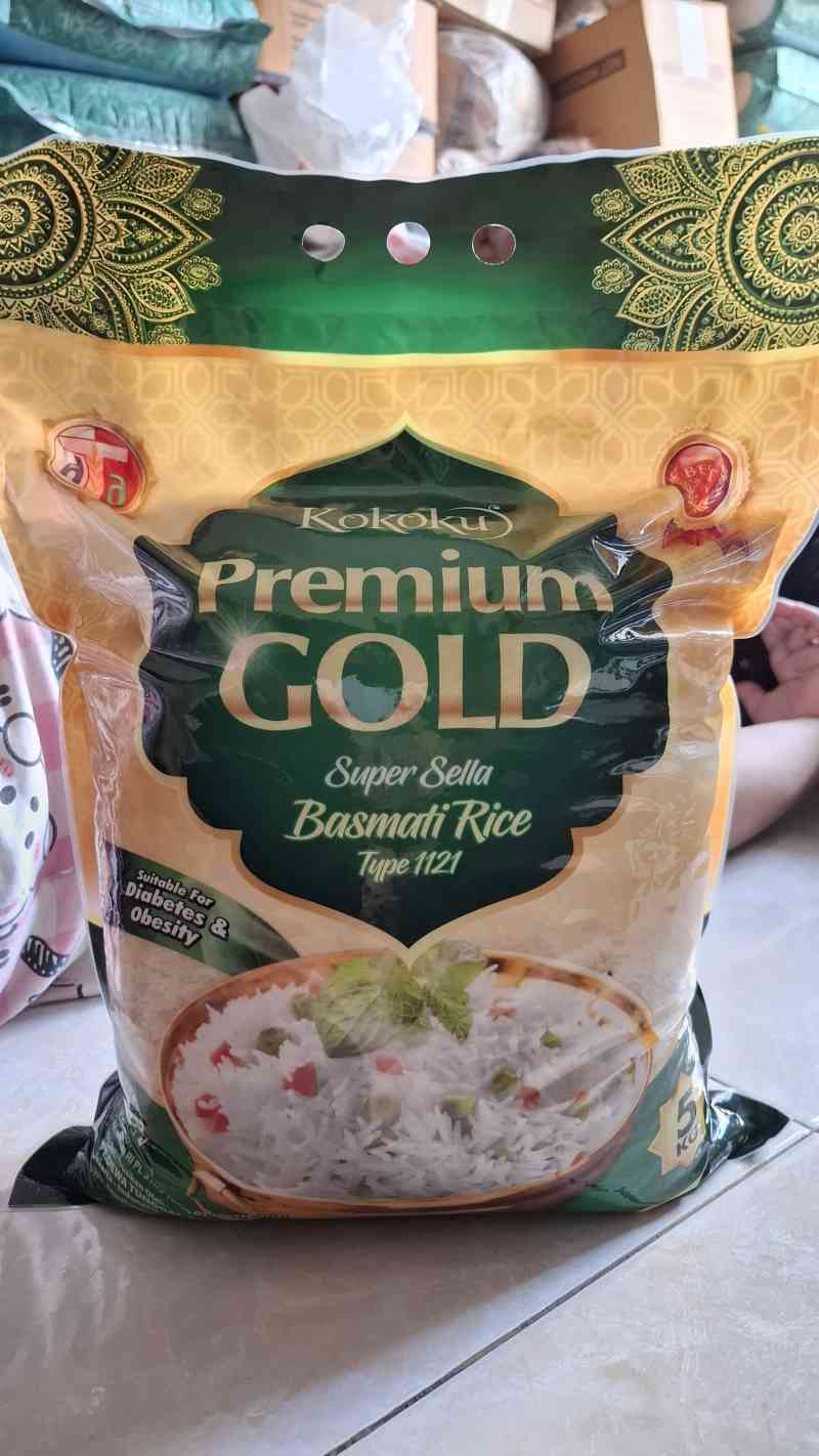 Promo Beras Basmati Premium Gold Super Sella Type 1121 Kemasan 5kg ...