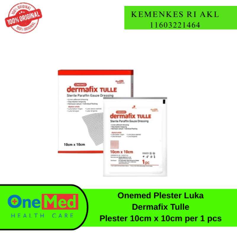 Jual Onemed Plester Luka Dermafix Tulle Plester 10cm X 10cm Per 1 Pcs ...