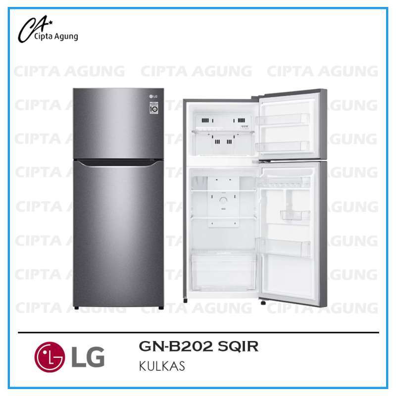 Promo Lg Kulkas 2 Pintu 202 Liter Gn-b202sqir / Gnb 202 Sqir / Gnb ...