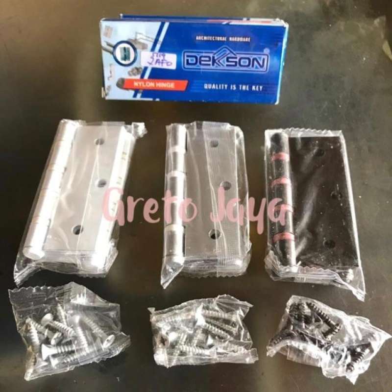 Jual ( 3” ) Engsel Pintu Jendela Dekson Kupu Kupu 3 Inch In Nylon Swing ...