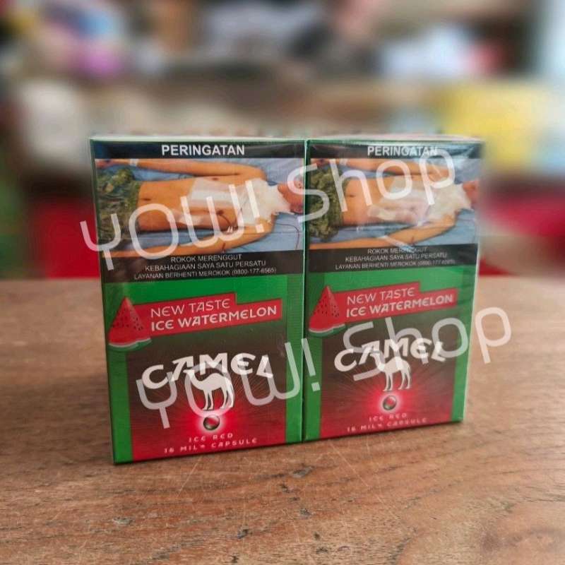 Jual Rokok Camel Ice Watermelon Isi 16 Batang - 5 Bungkus/pack Di Seller Yow! Shop - Sukoharjo ...