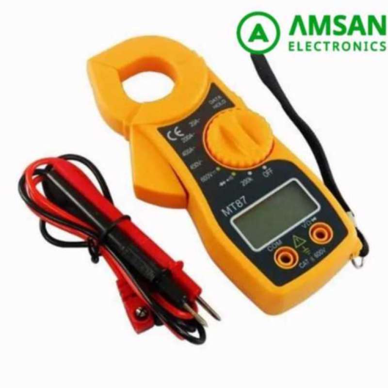 Jual Avometer Mt87 New Digital Clamp Meter Multimeter With Buzzer Lcd ...