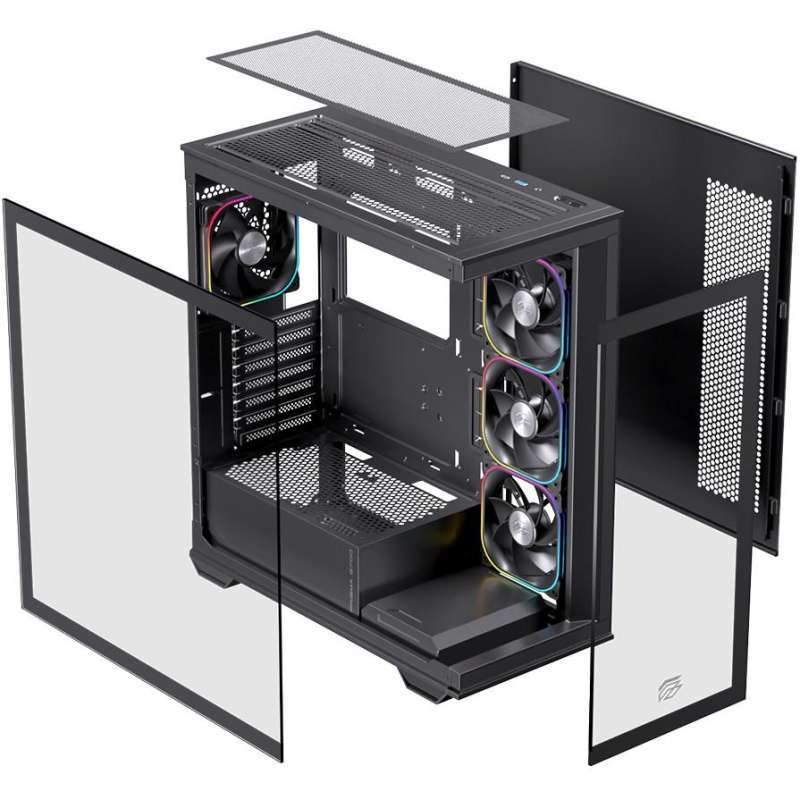 Jual Einarex Prisma S700 Pc Gaming Casing Case (atx) - 4 Fan Rgb ...