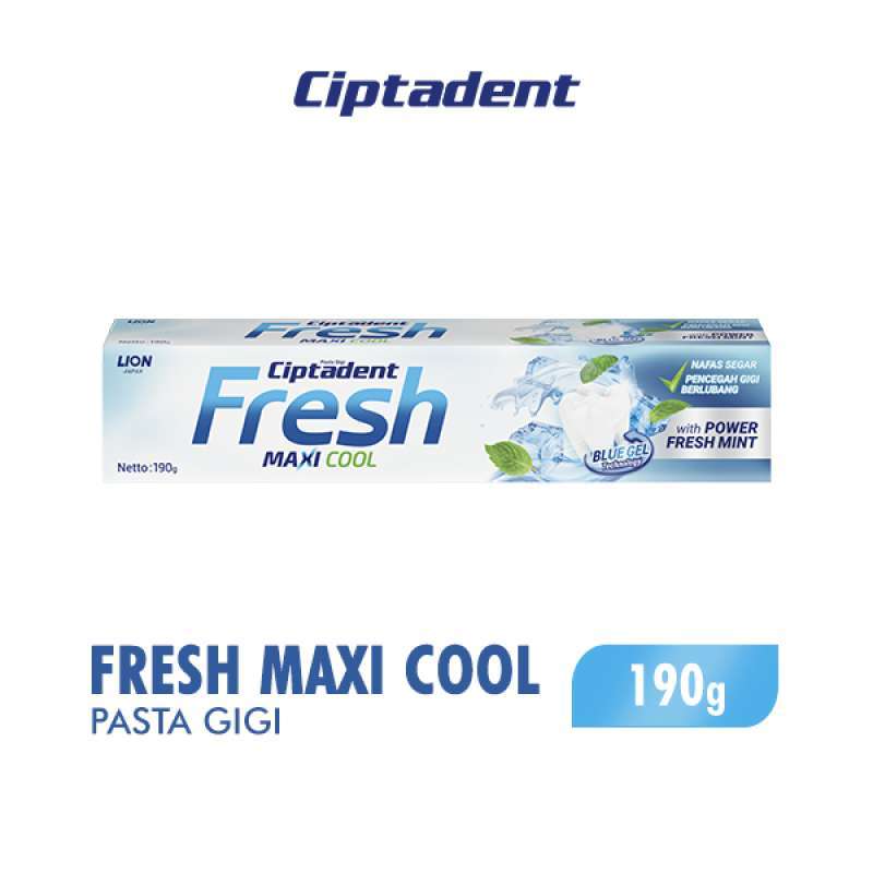 Promo Ciptadent Maxi Fresh Pasta Gigi [190 G] Diskon 21% Di Seller ...