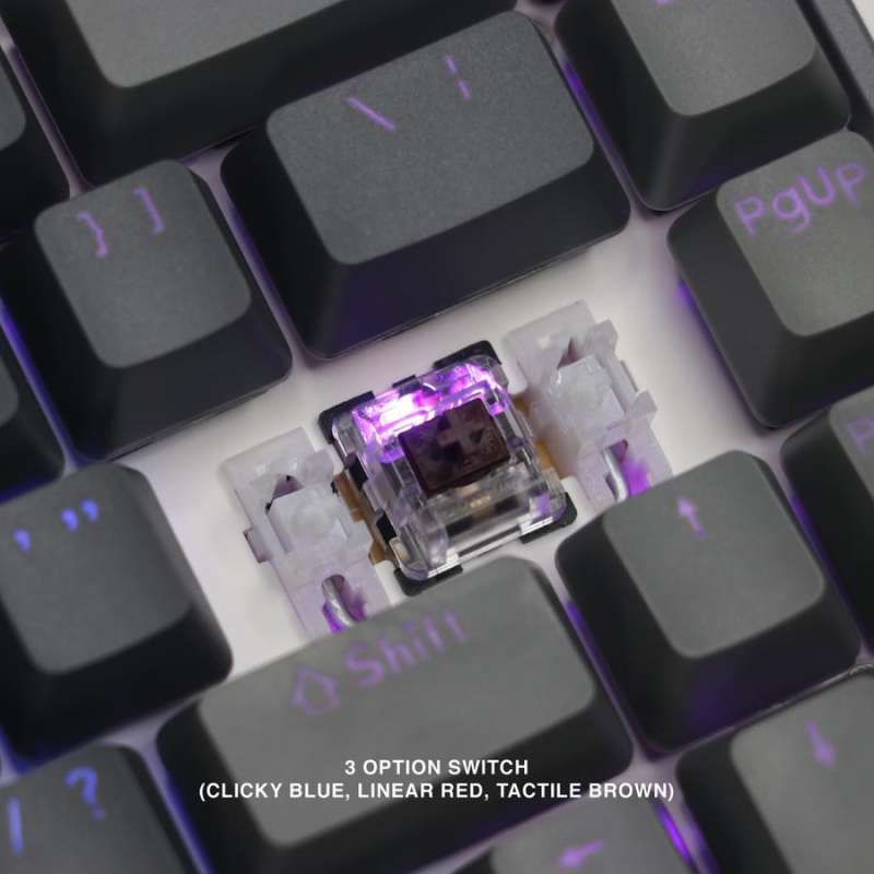 Jual Keyboard Rexus Kx3 Kx-3 Heroic Rgb | 68% Mechanical Keyboard ...