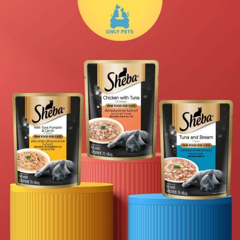 Promo Sheba Pouch 70gr Premium Wet Food All Variant Makanan Kucing ...