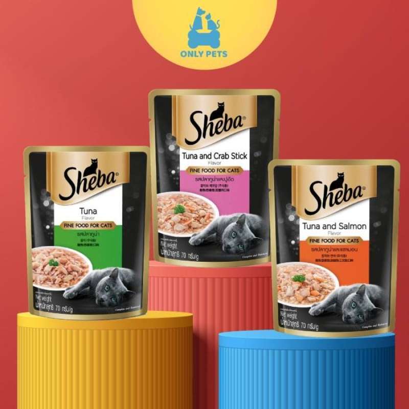 Promo Sheba Pouch 70gr Premium Wet Food All Variant Makanan Kucing ...