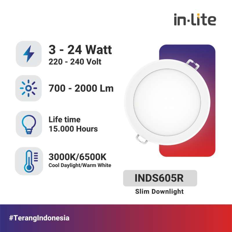Jual Downlight Slim 7 Watt 💯 Harga Murah & Kualitas Terbaik Januari 2026