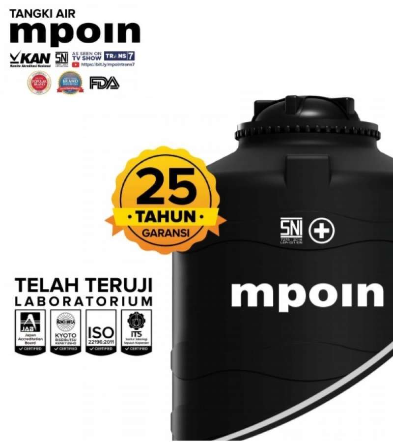 Jual Tangki Air / Tandon / Toren Mpoin Plus 800 Tall Di Seller Sumber ...