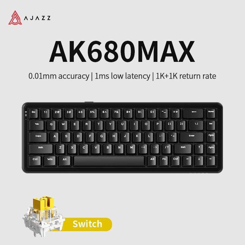 Jual Ajazz Ak680 Max He Wireless Magnetic Switch Rapid Trigger Socd 65% ...