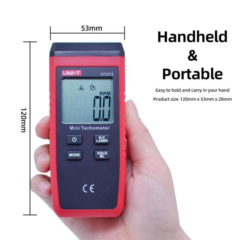 Jual Uni-t Ut373 Tachometer Digital Non Contact Mini Pengukur Kecepatan ...