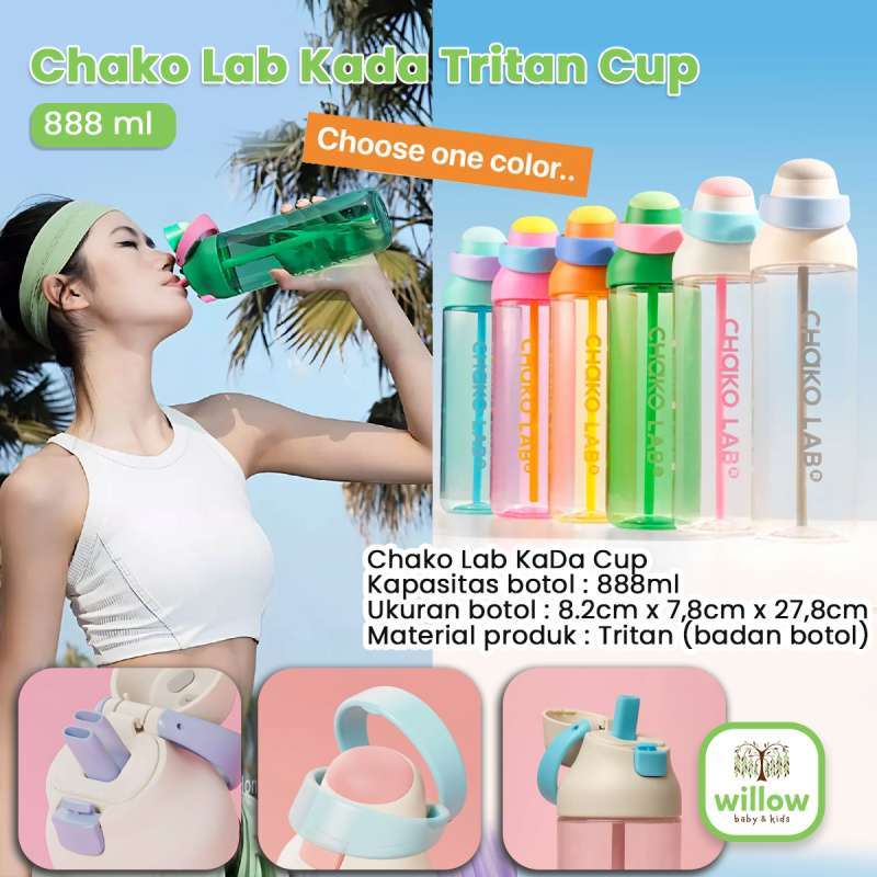 Jual Botol Minum Anak - Chako Lab Kada Tritan Cup 888ml Di Seller ...