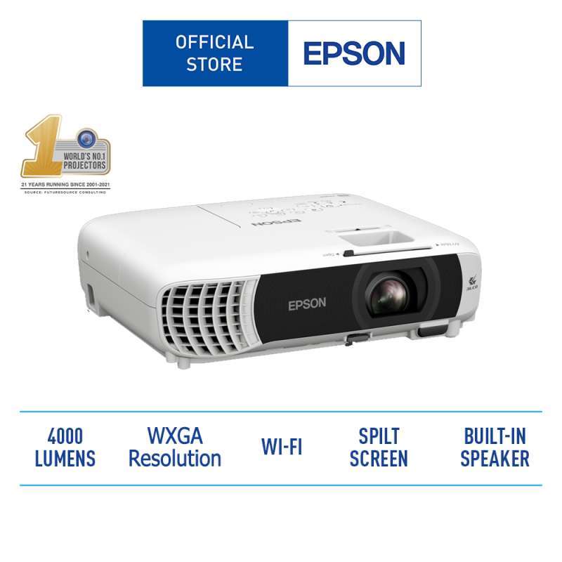 Jual Epson Projector Eb W55 Wxga 3lcd Projector 4000 Lumens Wireless Built-in Di Seller Epson ...