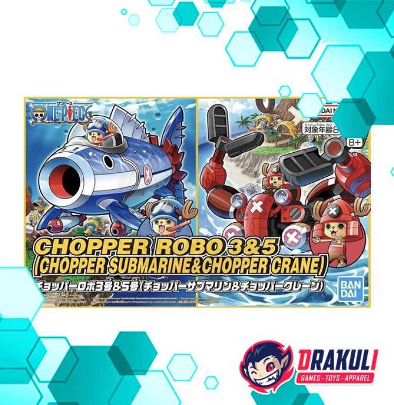 Jual Bandai Plamo Chopper Robo 3 & 5 (chopper Submarine & Chopper Crane ...