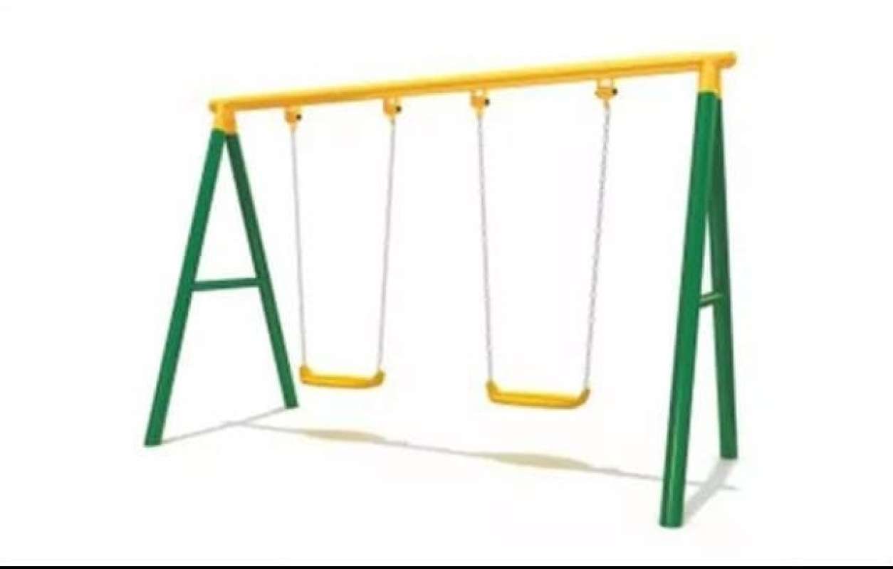 Jual Outdoor Playground Ayunan Double Swing Taman Bermain Anak ...