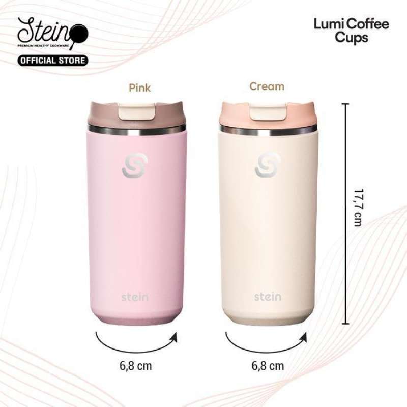 Jual Stein Tumbler Lumi Coffee Cups 360ml –botol Minum Tahan Panas Dan ...