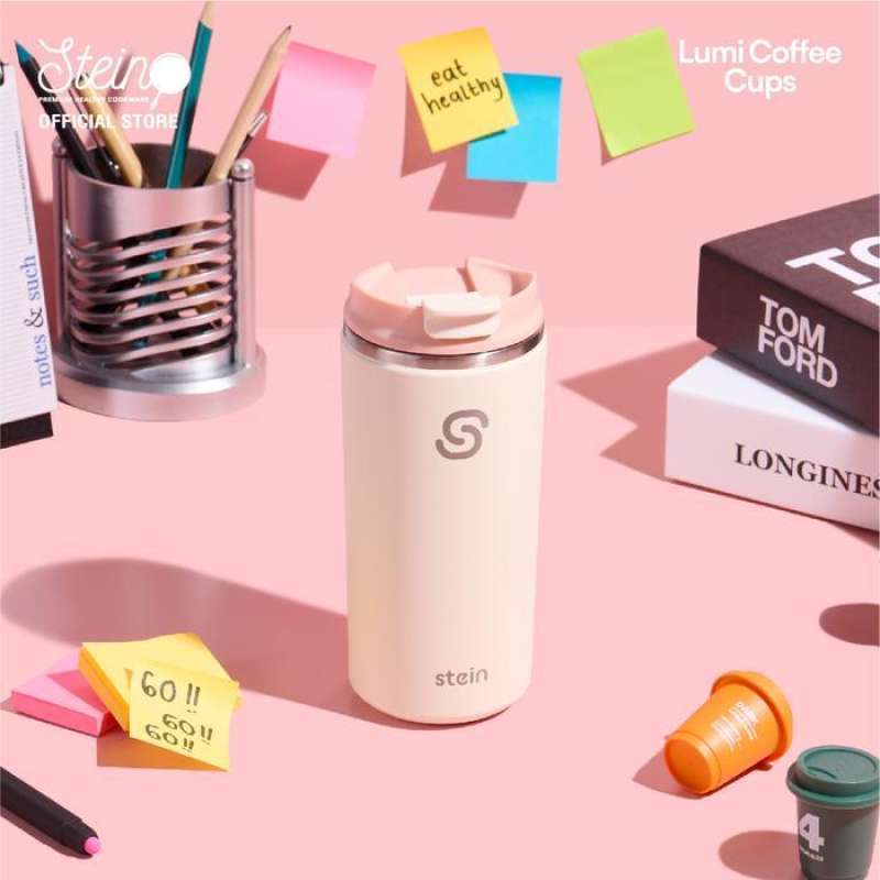 Jual Stein Tumbler Lumi Coffee Cups 360ml –botol Minum Tahan Panas Dan ...