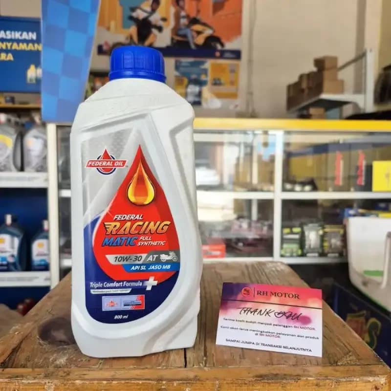 Jual Oli Mesin Motor Federal Matic Racing (sae 10w-30) (0.8l) Di Seller ...