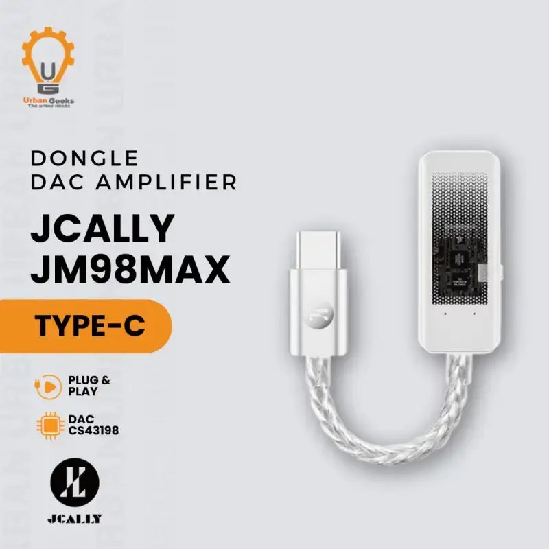 Promo Jm98max Dac Adapter High-end Type-c Dongle Amplifier Eq 3 Mode ...