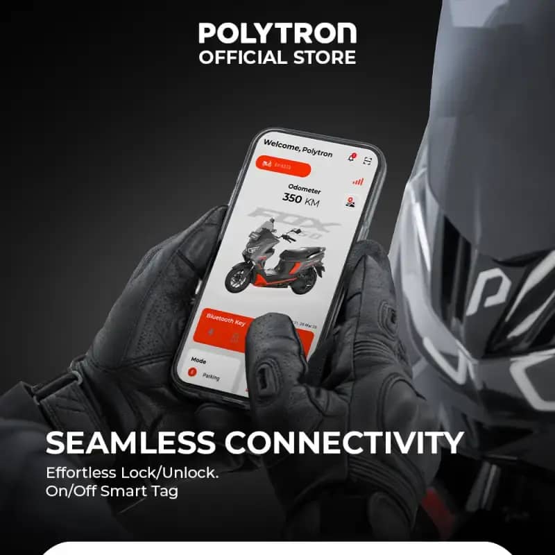 Promo Polytron Fox 350 - Battery As Service - Electric Sepeda Motor ...