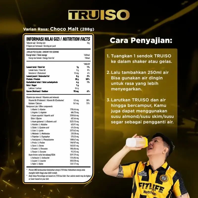 Jual Fitlife Truiso 288 Gram Whey Protein Isolate - Strawberry Di ...
