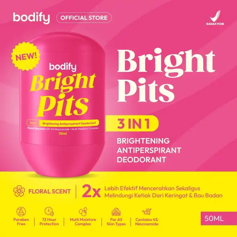Promo [pits Series]bodify Pits Free/fresh/bright/musky 3in1&4in1 ...