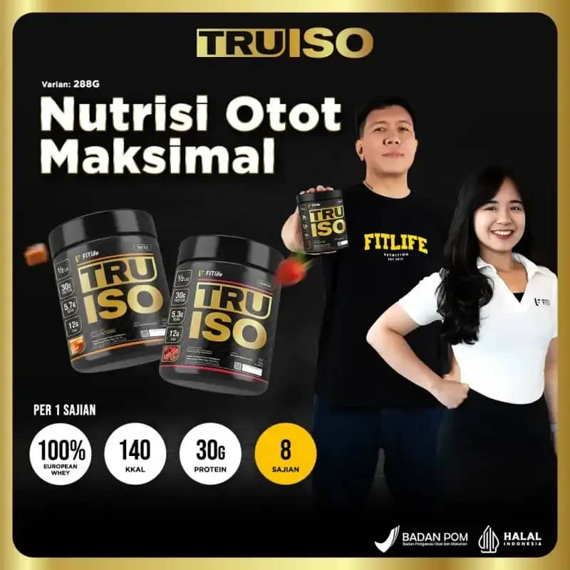 Promo Fitlife Tru Iso 288gr Whey Protein Isolate 8 Servings Wpi Bpom ...