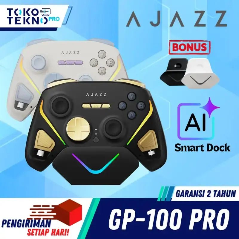 Promo Ajazz Galaxy Gp100 Pro / Gp-100 Pro Mutliplatform Gamepad With ...