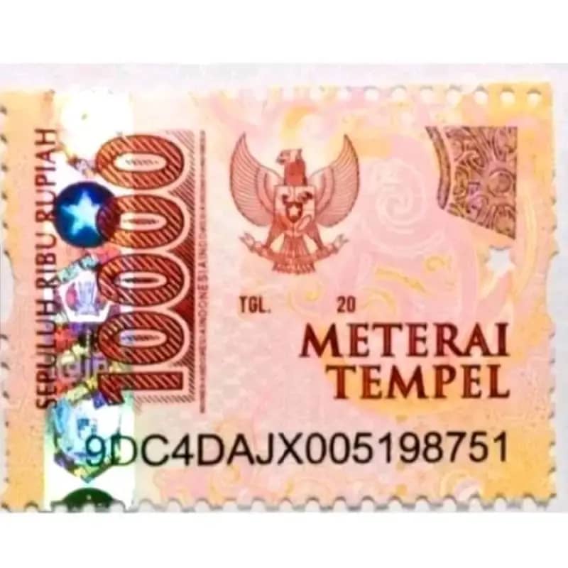Materai 10000 Original 🔥 - Harga Terbaru Mei 2026