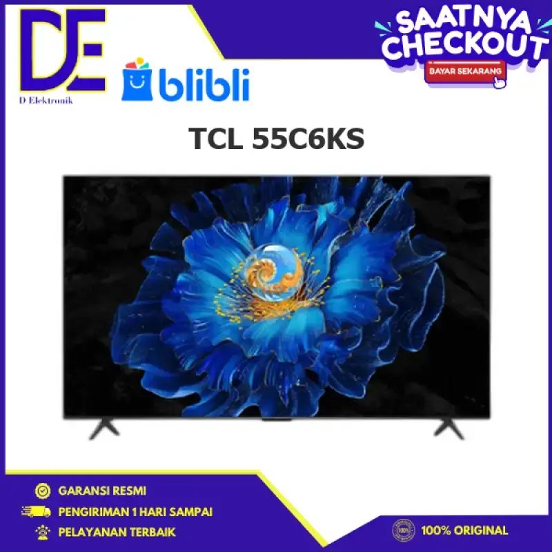 Jual Tcl 55c6ks Google Tv 55 Inch Premium Qd-miniled Tv Dolby Vision ...