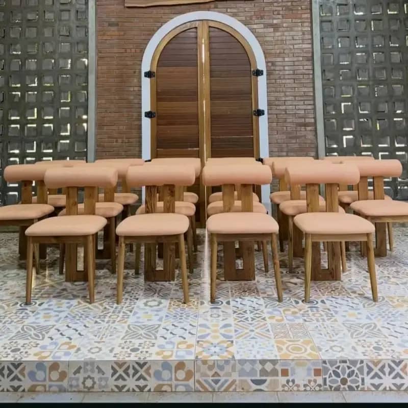 Jual Kursi Cafe Kursi Makan Minimalis Kayu Jati Sofa Di Seller ...