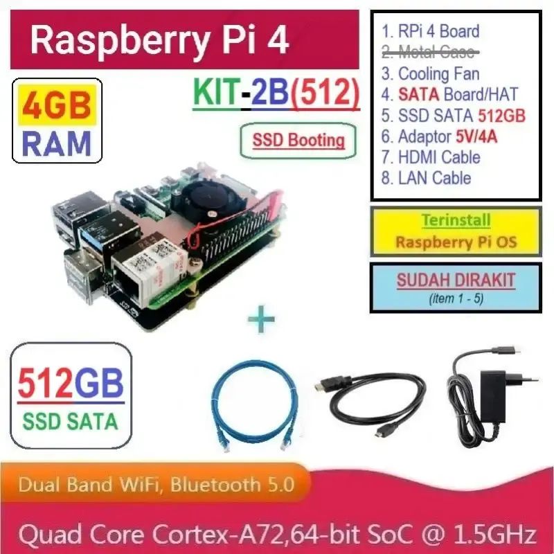Raspberry Pi 5 8 GB Kit 🔥 Harga & Spesifikasi Terbaru Mei 2026