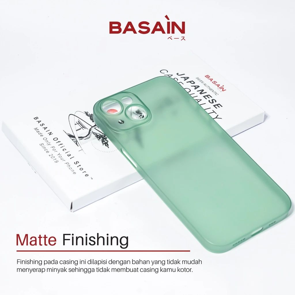 Jual Casing iPhone 14 Plus Semi Hard 2.0 Basain Original Case – Green ...