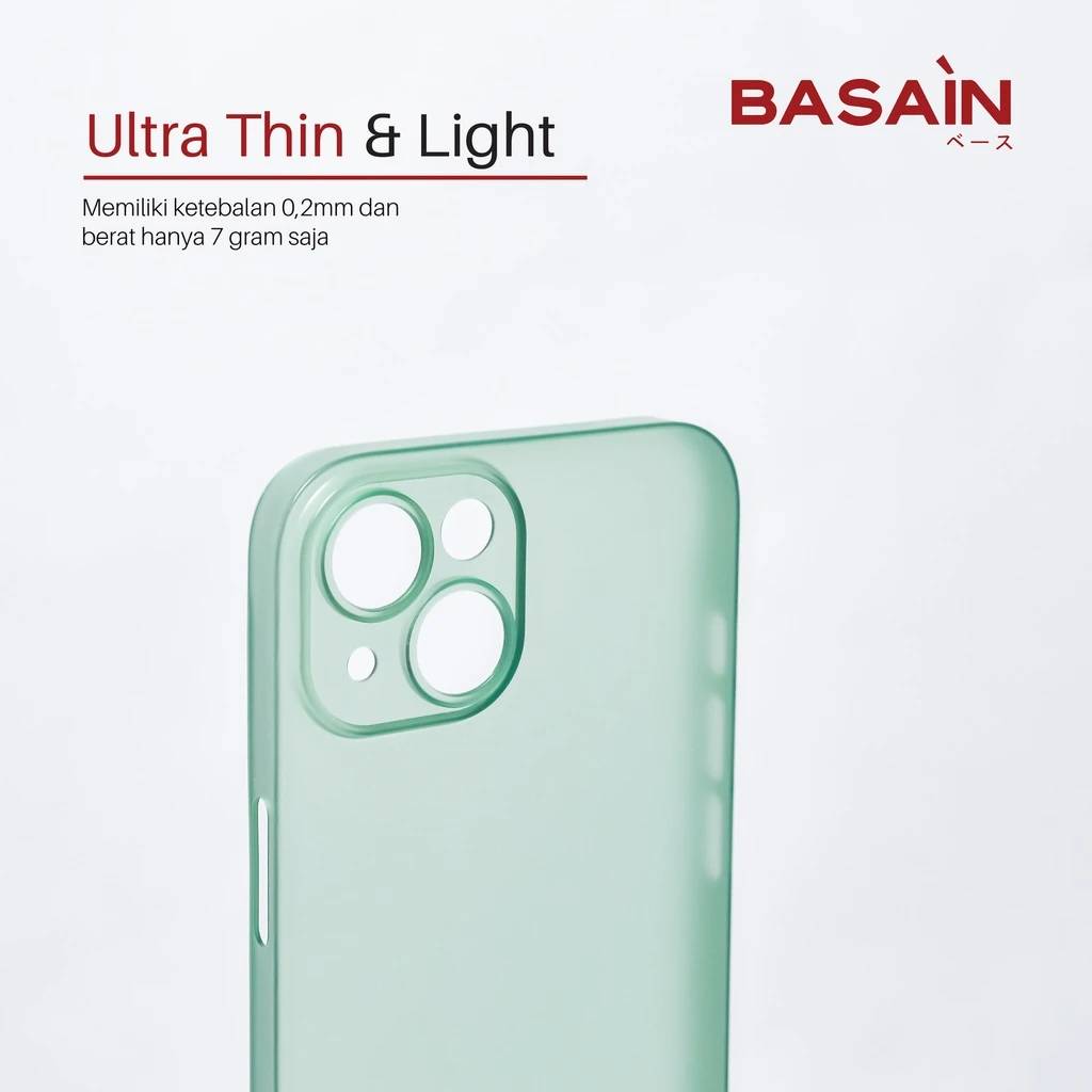Jual Casing iPhone 14 Plus Semi Hard 2.0 Basain Original Case – Green ...