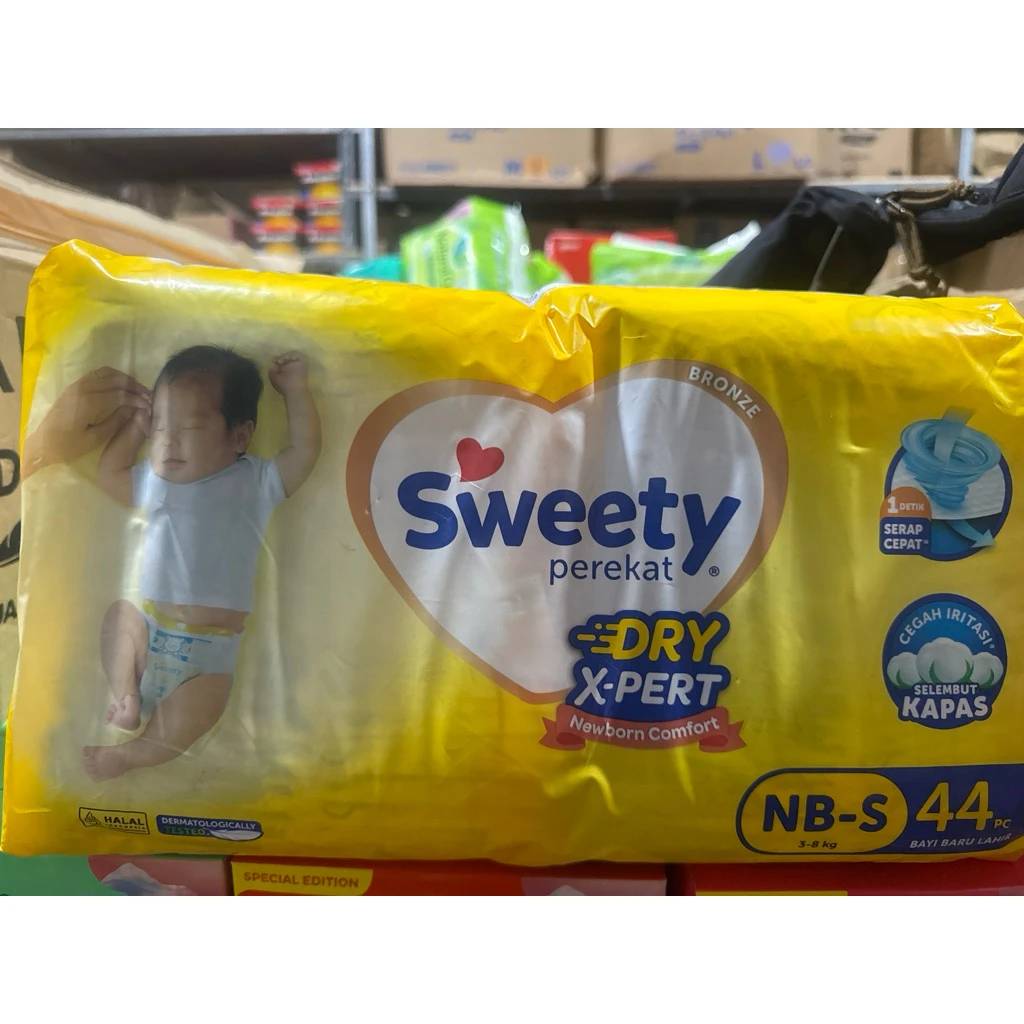 Jual Sweety Bronze Newborn Nbs 44 Popok Perekat Sweety Dry X-pert Nbs44 ...