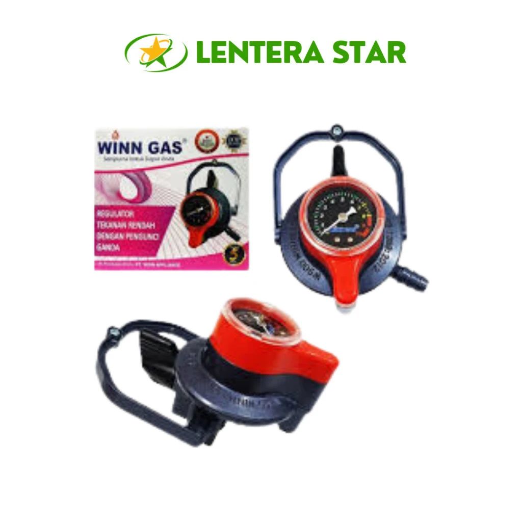 Jual Regulator Meter Tekanan Rendah Pengunci Ganda Winn Gas W-900m W900 ...