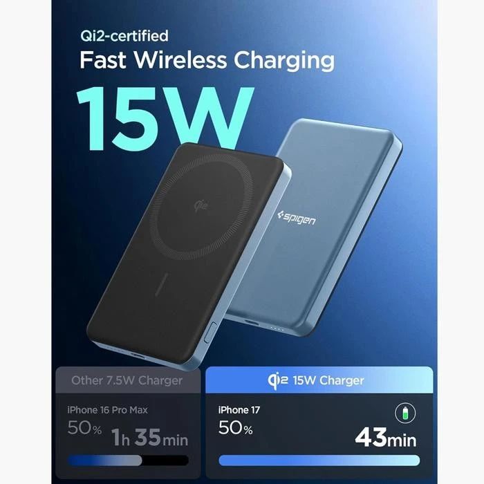 Jual Spigen Powerbank Essential 5000 Mah 22.5w Slim Magfit Portable ...