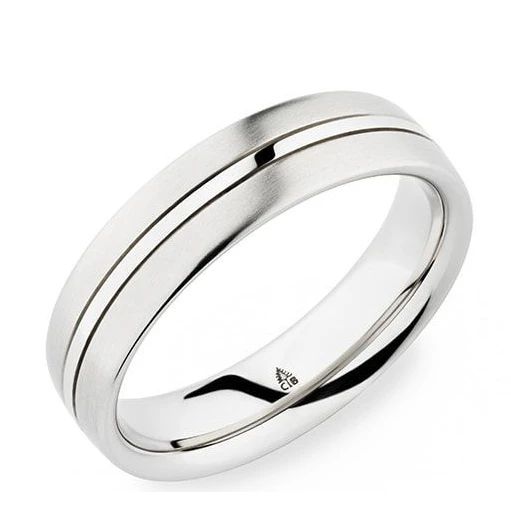 Jual Cincin Nikah Palladium 2025 Model Elegan Minimalis - Anti Karat ...