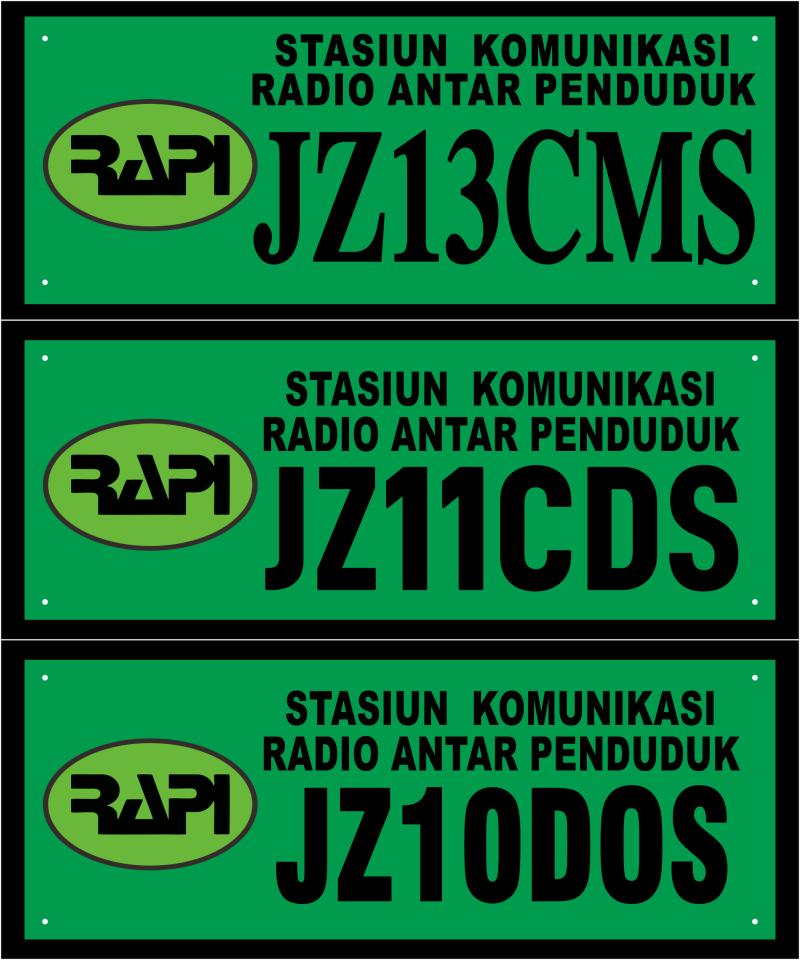 Jual Papan Callsign Rapi/orari - Akrilik - Standar Permen - 50 X 20 Cm ...