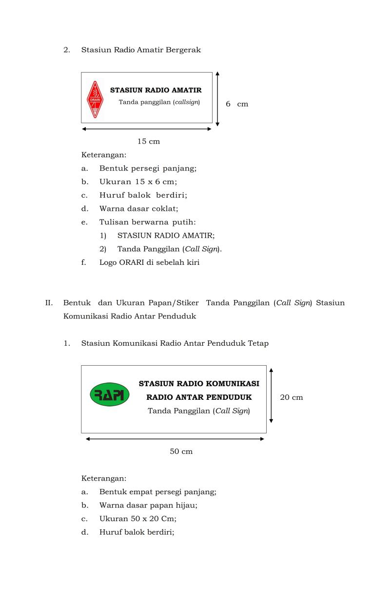 Jual Papan Callsign Rapi/orari - Akrilik - Standar Permen - 50 X 20 Cm ...