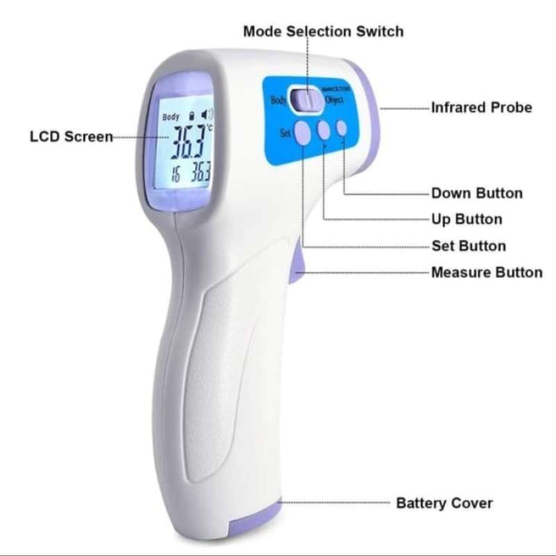Jual Thermometer Infrared Forehead - Thermometer di Seller Ella Store ...