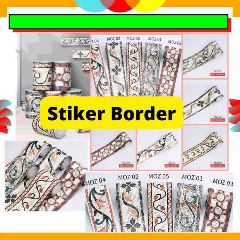 Promo WALLPAPER LIS BORDER STICKER 138 139 140 STIKER KAMAR MANDI ANAK ...