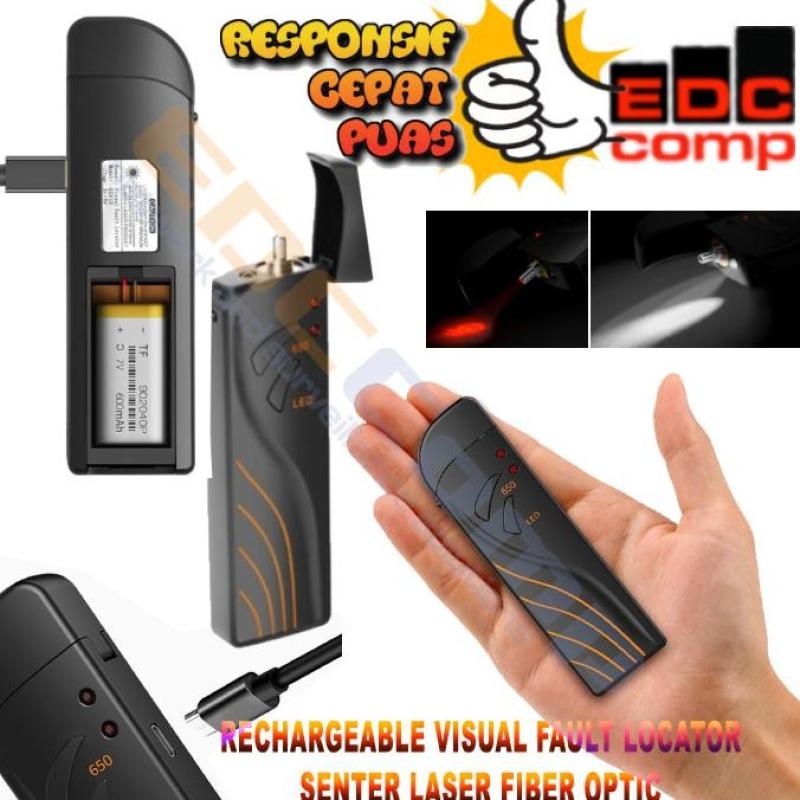 Jual Mini Rechargeable Vfl Senter Laser Fiber Optic 15mw 15km Di Seller ...