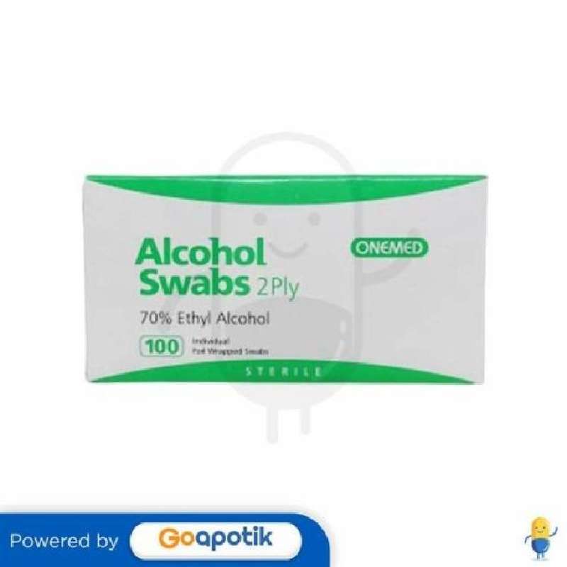 Jual Onemed Alcohol Swab Box 100 Sachet Di Seller Apotek Mitra Bsb ...