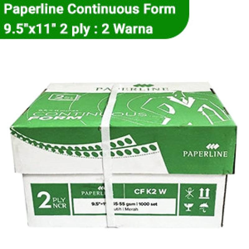 Promo Continuous Form Paperline 2 Ply Warna 9 1/2 X 11 (dus Isi 1000 ...