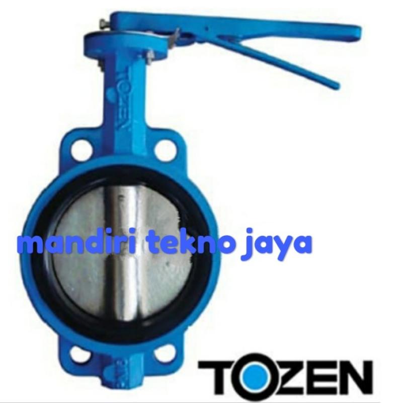 Promo Butterfly Valve Tozen Ukuran 2 1/2inch / Cast Iron Disc Ductile ...
