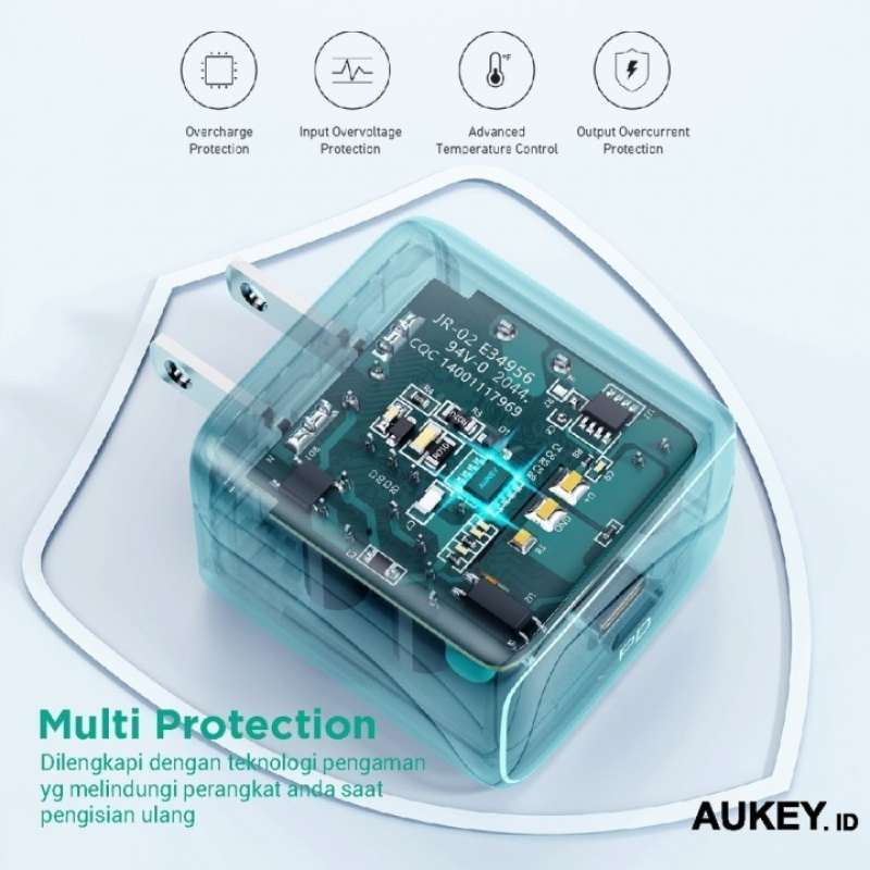 Jual Aukey Charger Pa-r1a Swift 25w Usb Type C Pd Pps Super Fast Charging Di Seller Digital 3 ...